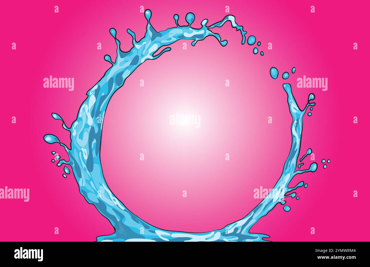 splash water vector Stock Vector Image & Art - Alamy