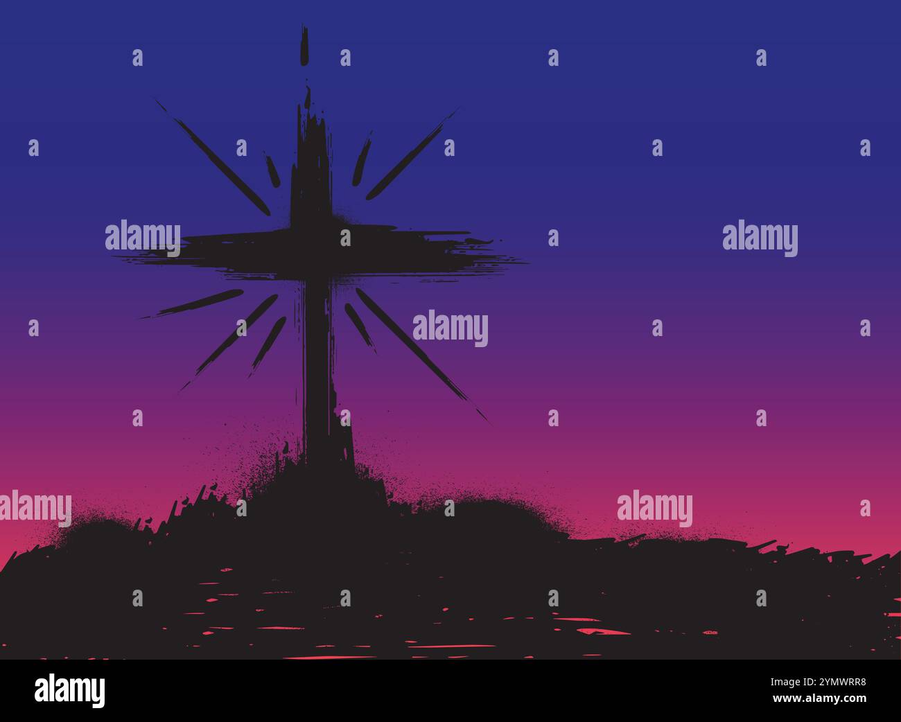 Contemporary christian art Stock Vector Images - Alamy