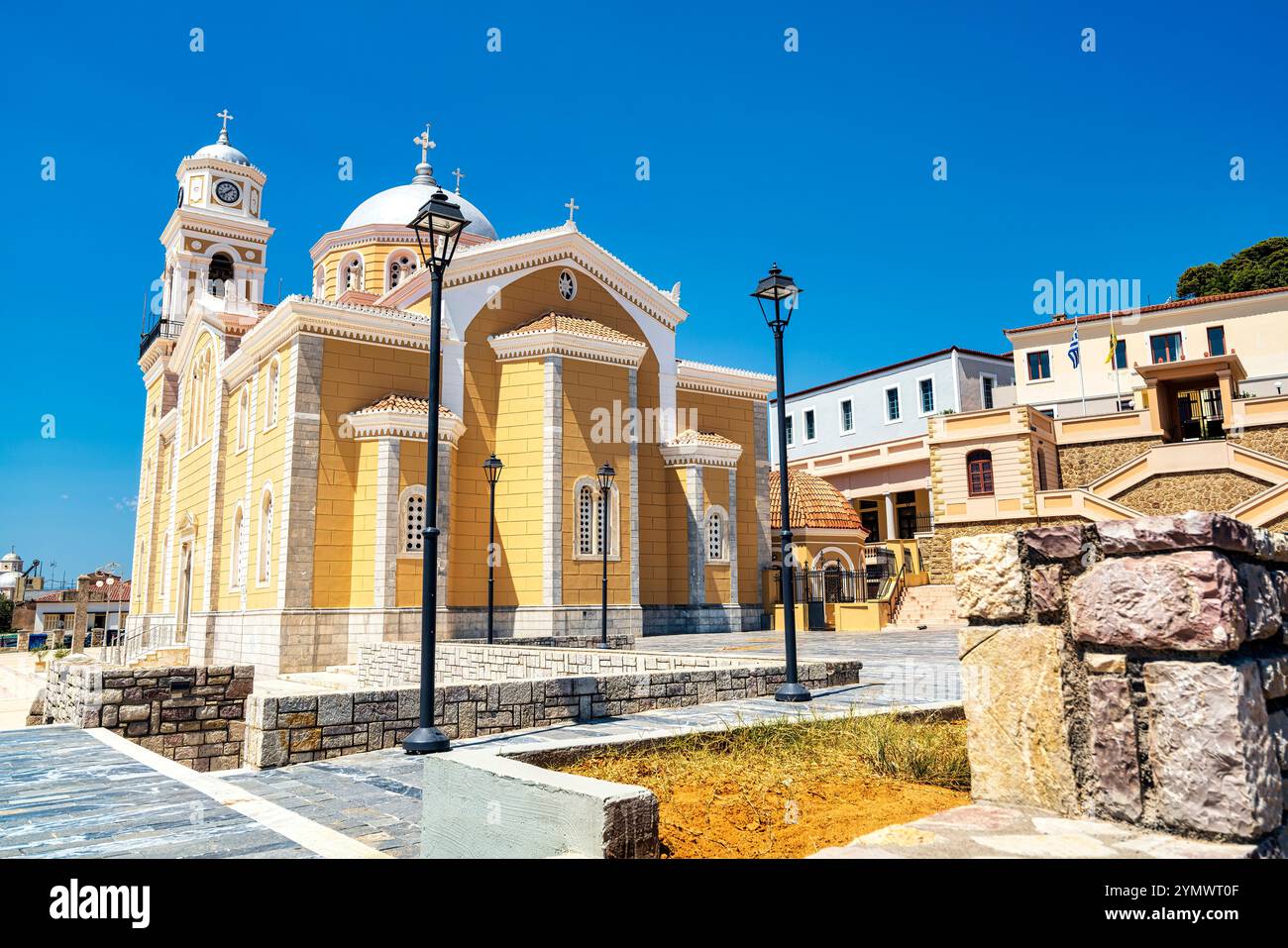 The Metropolitan Church of Ypapanti in Kalamata, Greece, a grand ...