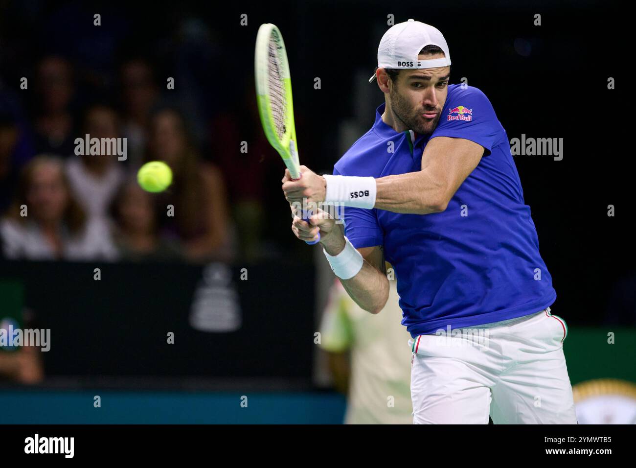 Malaga, Spain. 23rd Nov, 2024. MALAGA, SPAIN - NOVEMBER 23: Matteo Berrettini of Team Italy ...