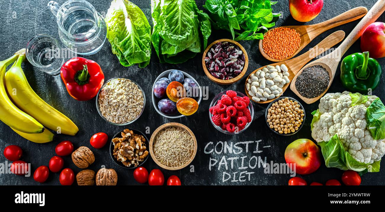 Foods products improving digestive health. Constipation relief food ...