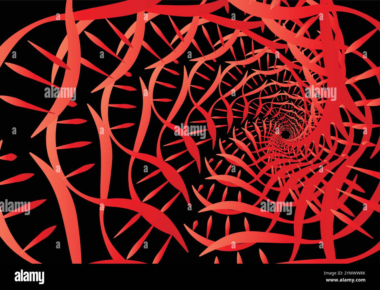 ABSTRACT HEART SHAPED DNA BACKGROUND Stock Vector Image & Art - Alamy
