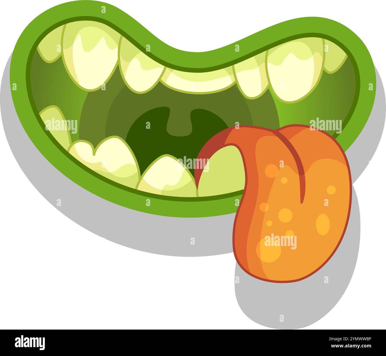 Long tongue creepy Stock Vector Images - Alamy