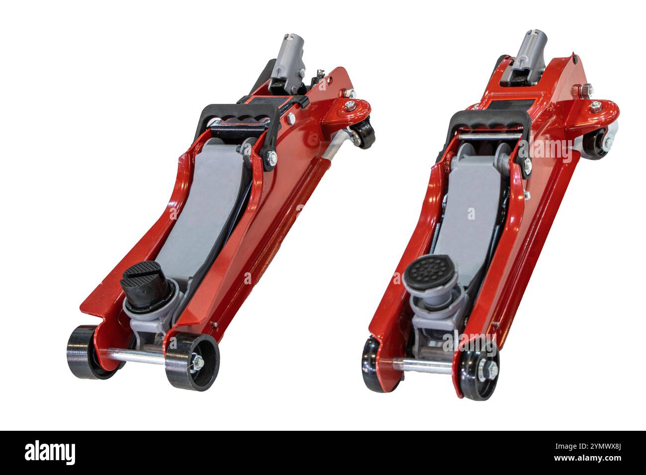 Low profile, double piston heavy duty garage manual hydraulic jack for ...