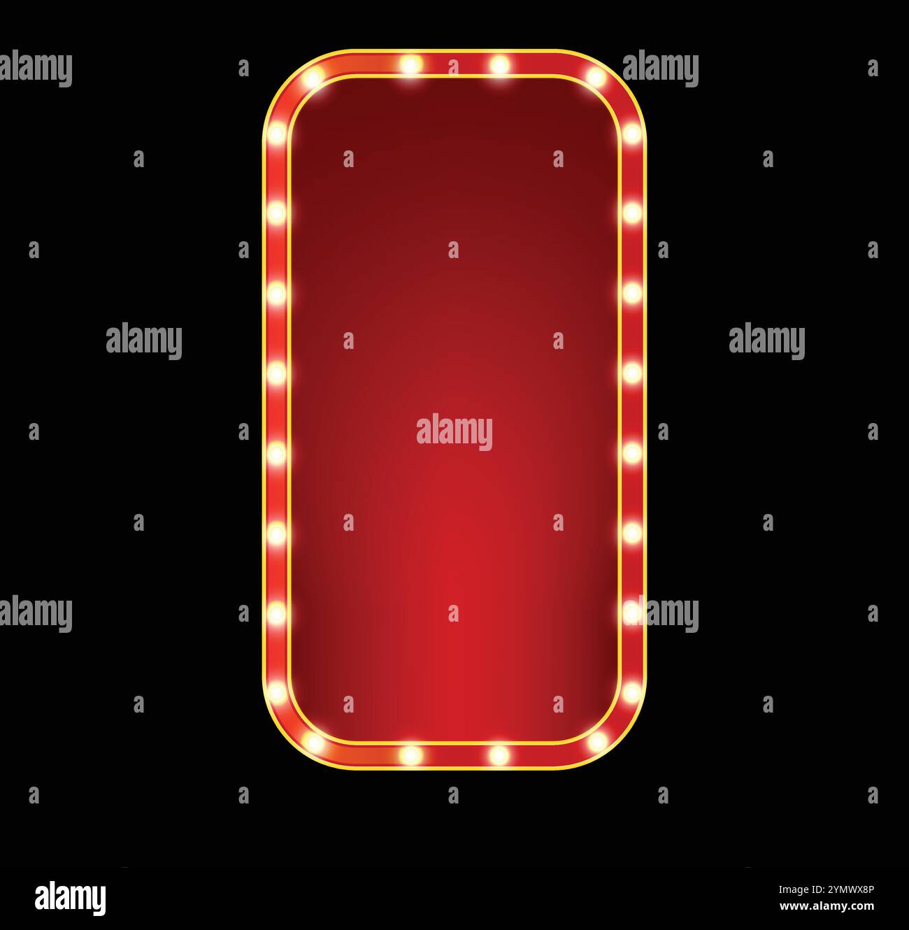 Red empty frame light hi-res stock photography and images - Alamy