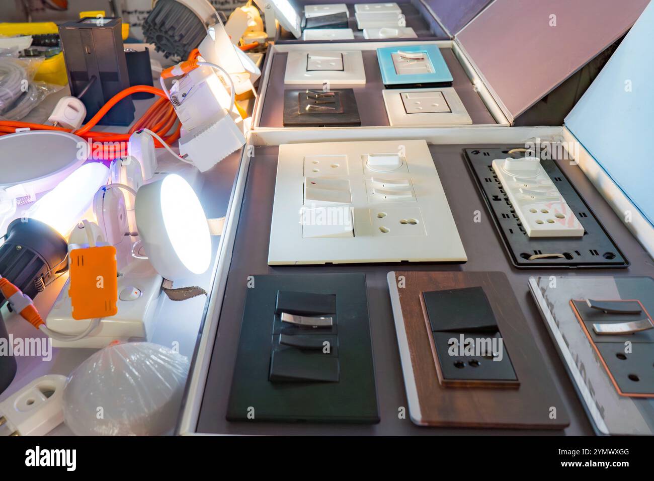 Electricity and Electrical Equipments Switch Bulb Holder Buttons MCB ...