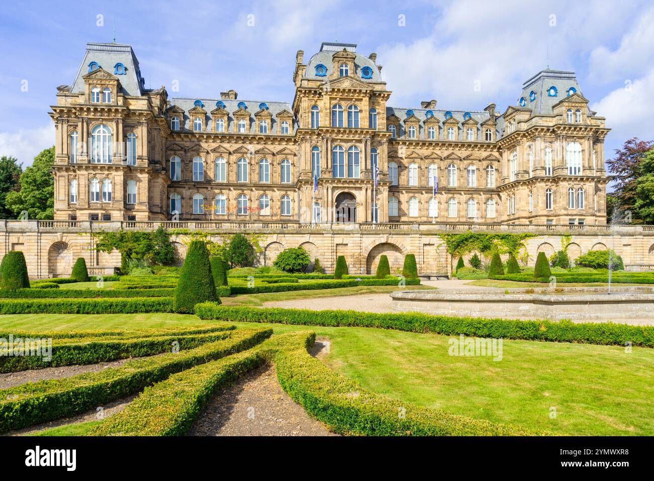 The Bowes Museum an art gallery in the style of a french chateau with ...