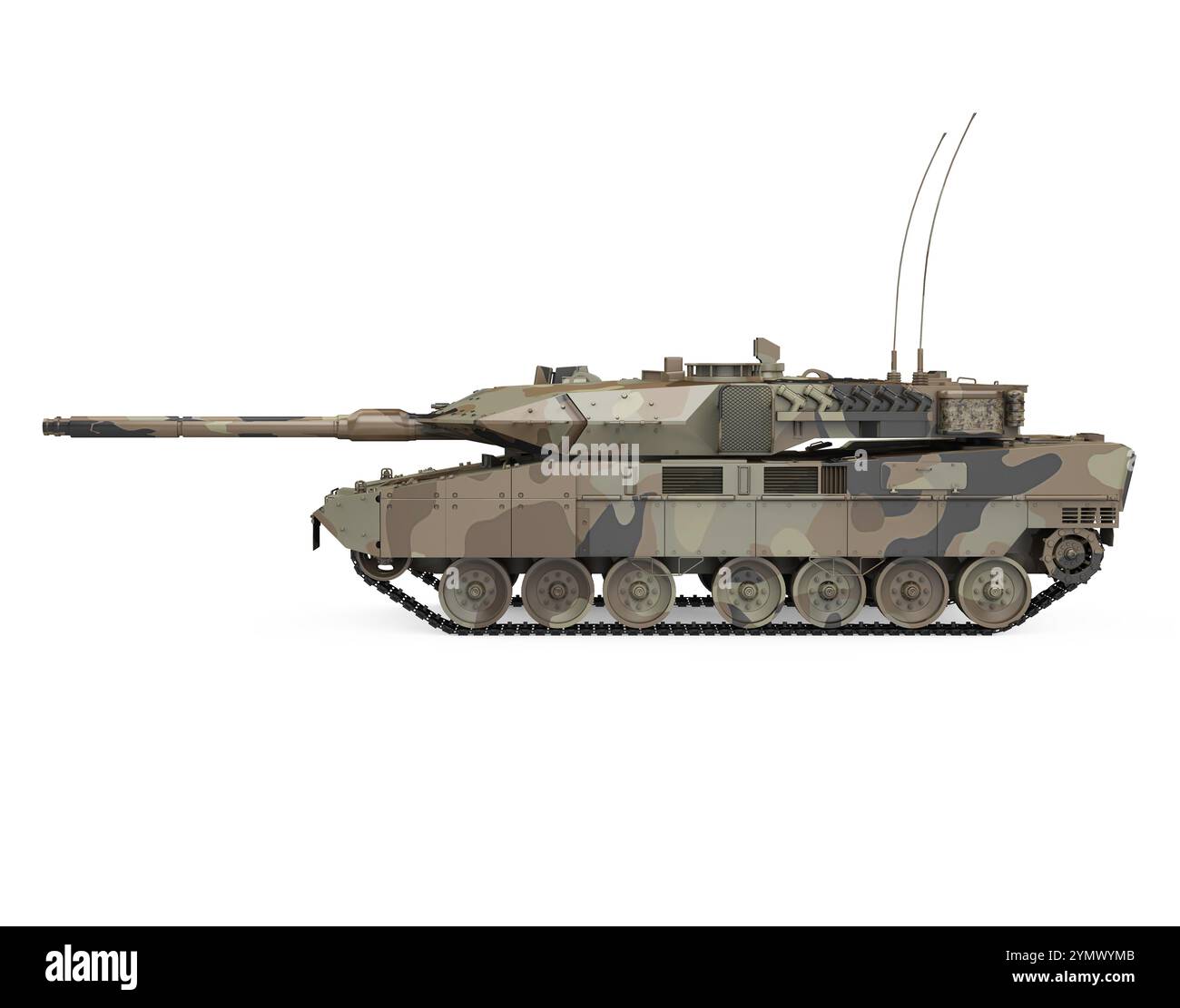 Military Tank Isolated Stock Photo - Alamy