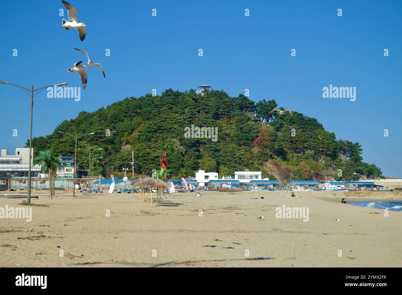Yangyang, South Korea - November 3rd, 2024: A view of Jukdo Mountain ...
