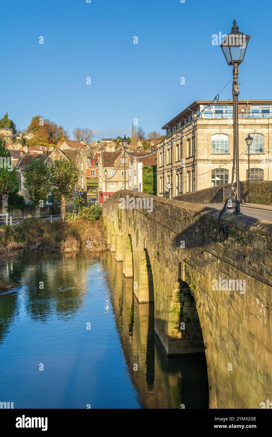 The town Bridge in Bradford on Avon in Somerset Stock Photo - Alamy