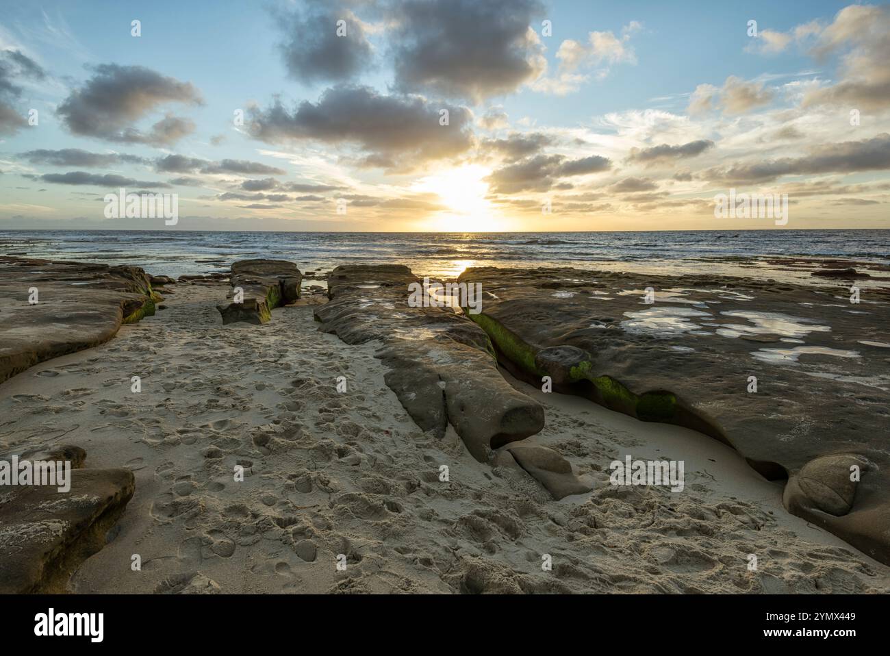 Hospital's Reef sunset from La Jolla, California Stock Photo - Alamy
