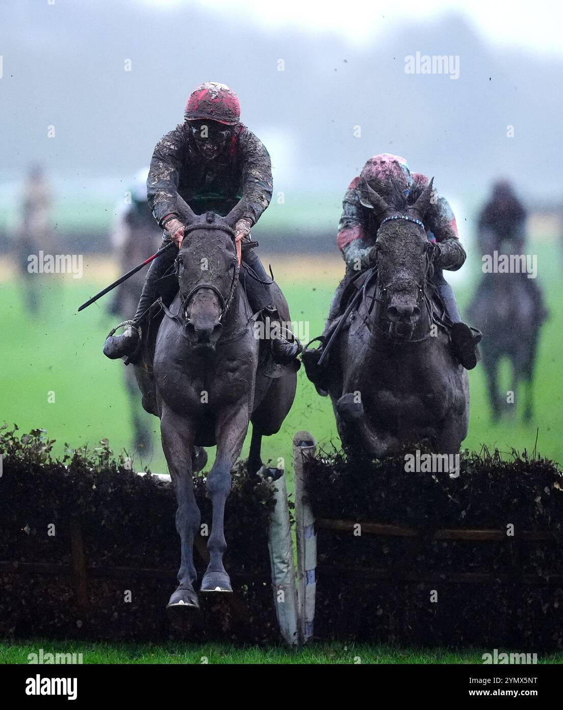 Shoot First and jockey Alex Harvey on their way to winning the Betfair ...