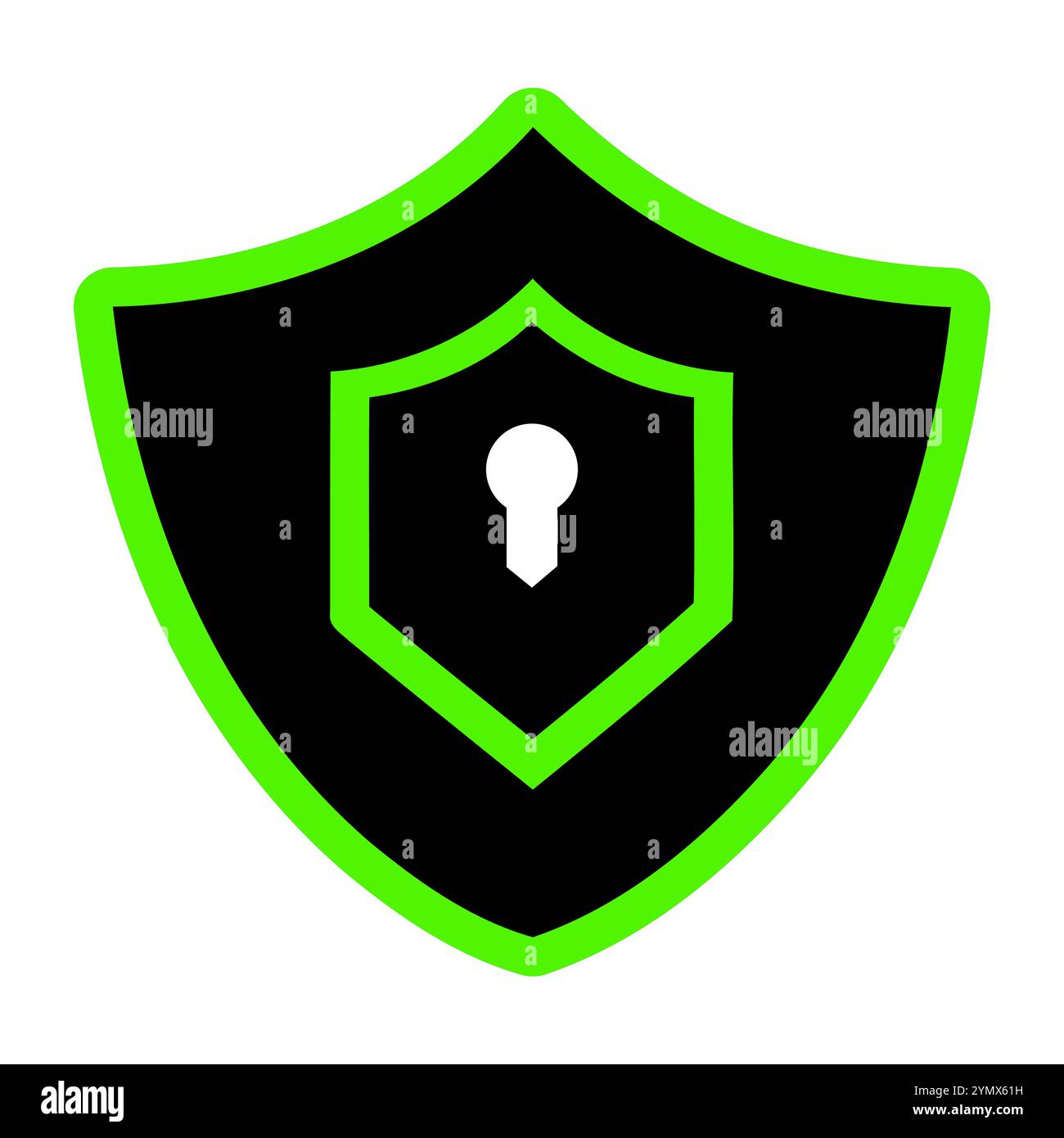 Monogram shield vectors hi-res stock photography and images - Alamy