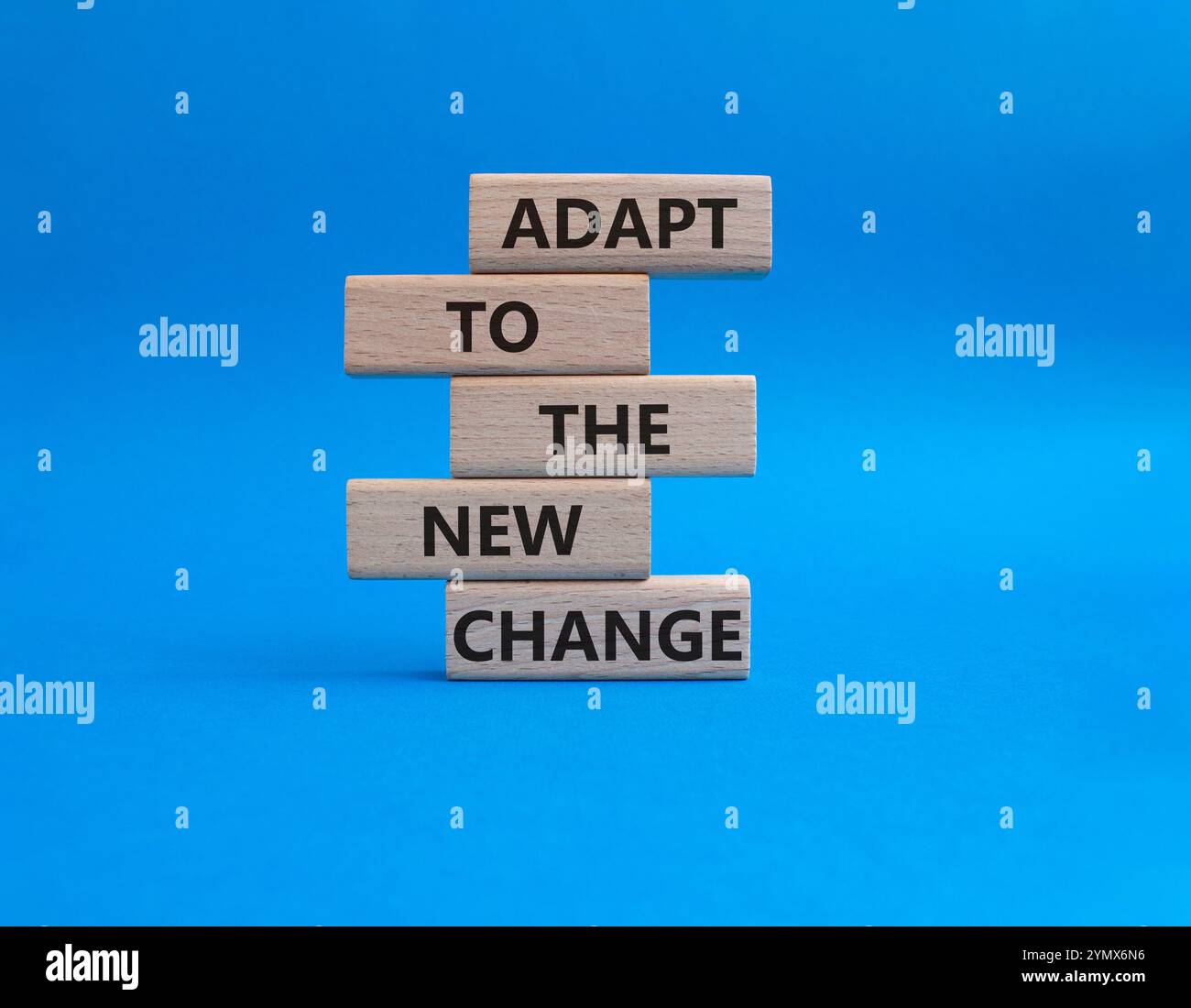 Manage and Adapt to Changes symbol. Wooden blocks with words Manage and ...