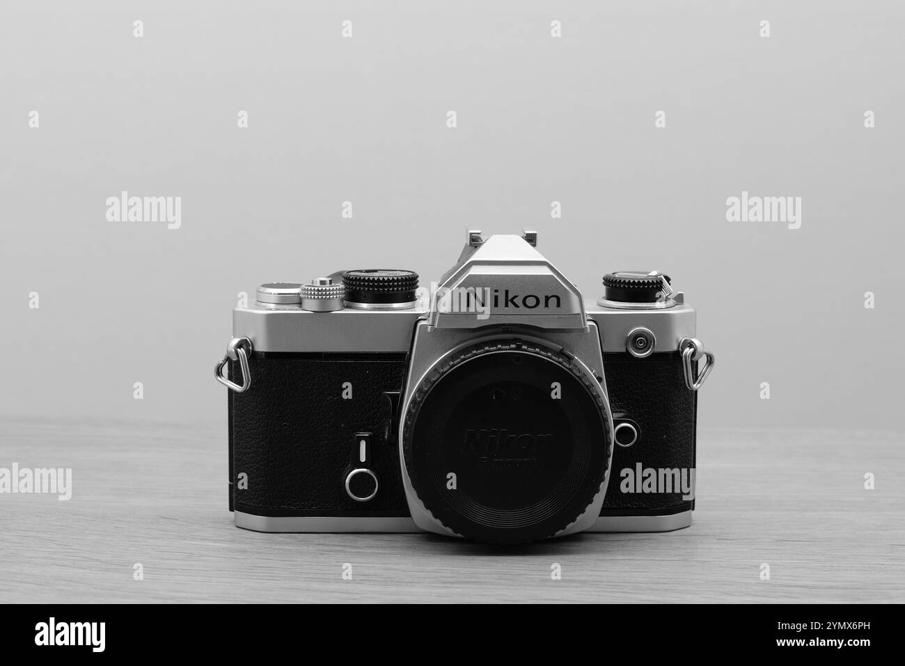 Nikon FM camera, Produced in 1977 Stock Photo - Alamy