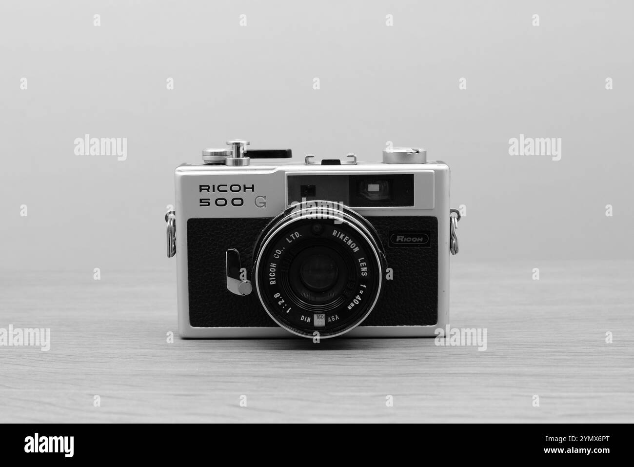 Ricoh 500 G with Ricenon lens 40mm 1:2.8, Produced in 1972 Stock Photo ...