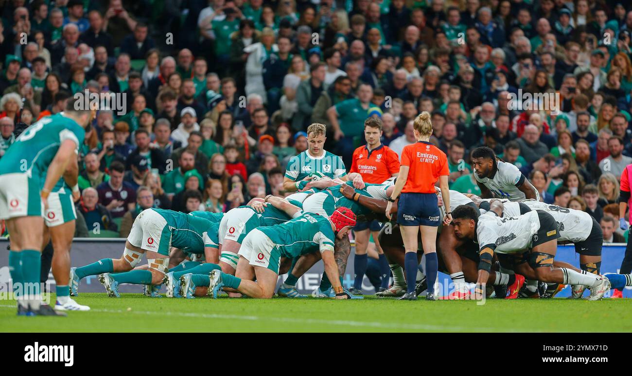 23rd November 2024; Aviva Stadium, Dublin, Ireland: Autumn Rugby ...