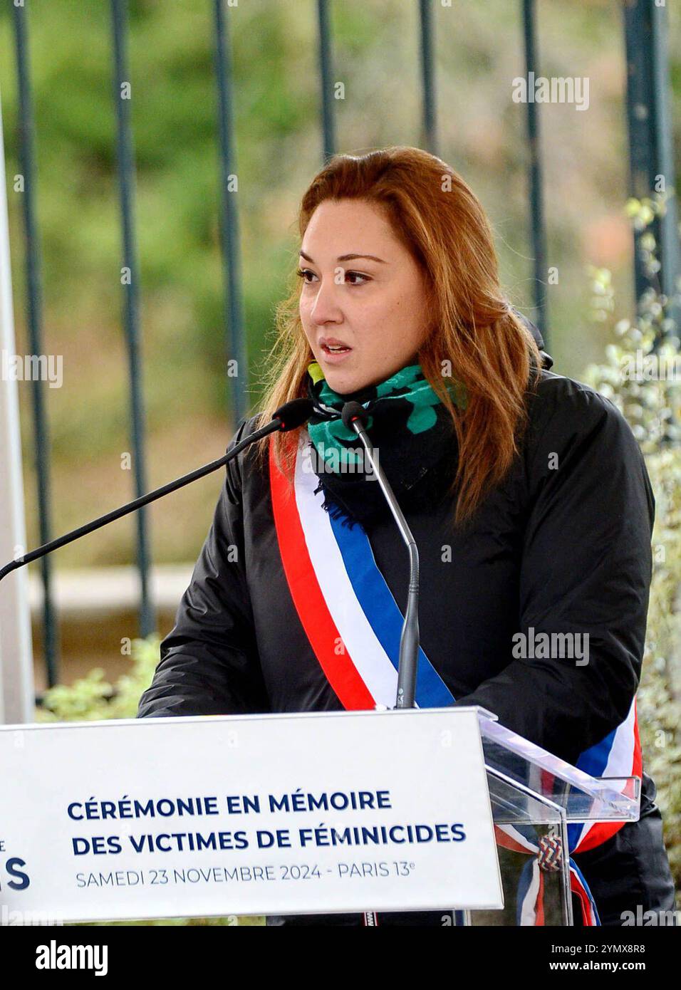 Paris, France. 23rd Nov, 2024. Hélène Bidard, Deputy Mayor of Paris in ...
