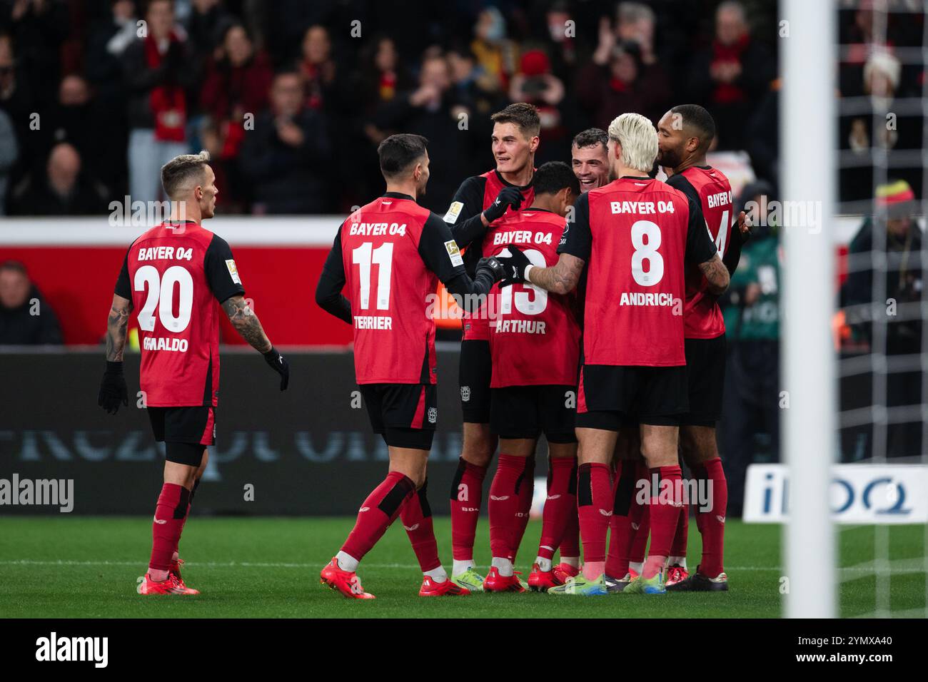 23 November 2024, North Rhine-Westphalia, Leverkusen: Soccer ...
