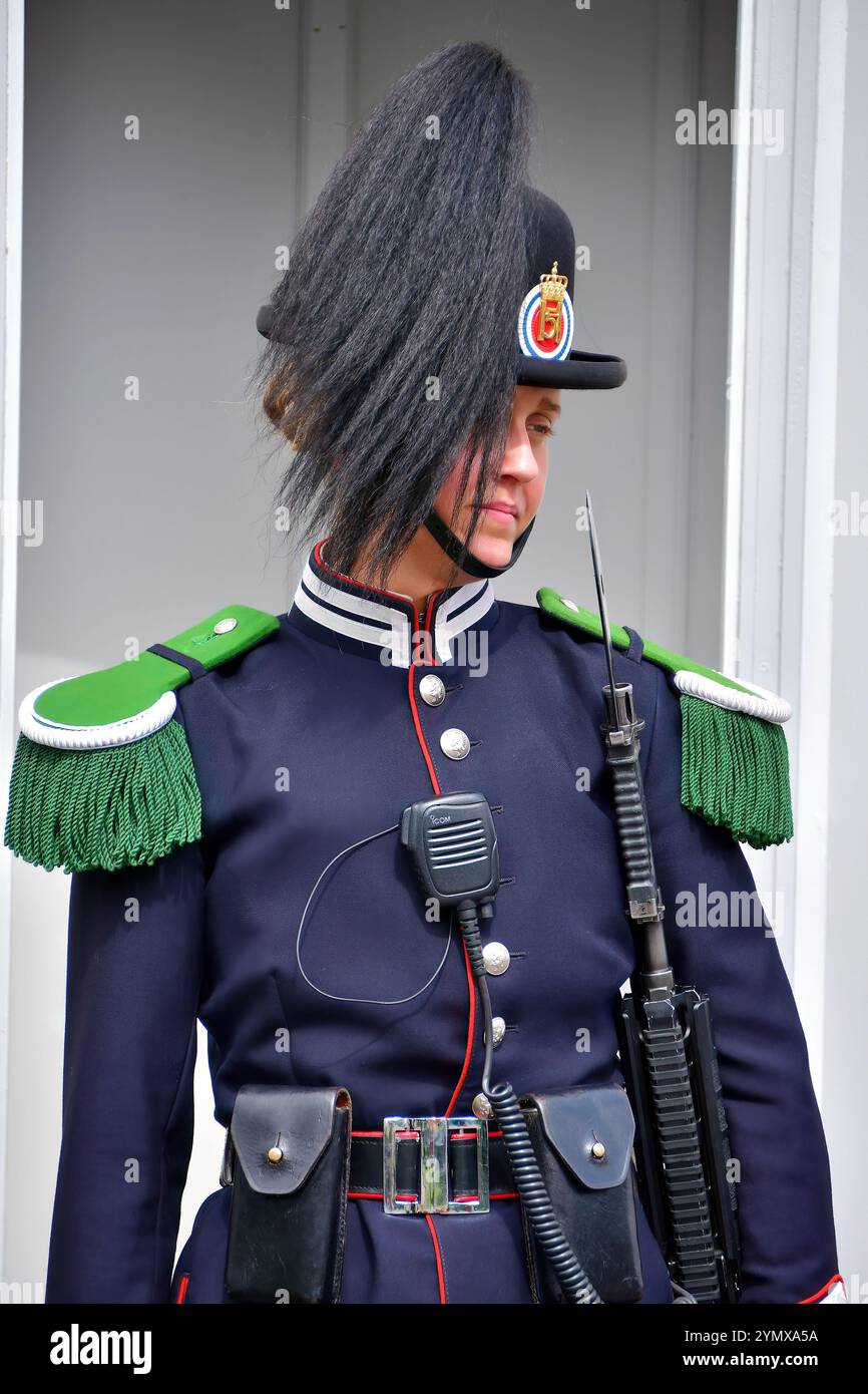 Europe norway royal palace guard hi-res stock photography and images ...
