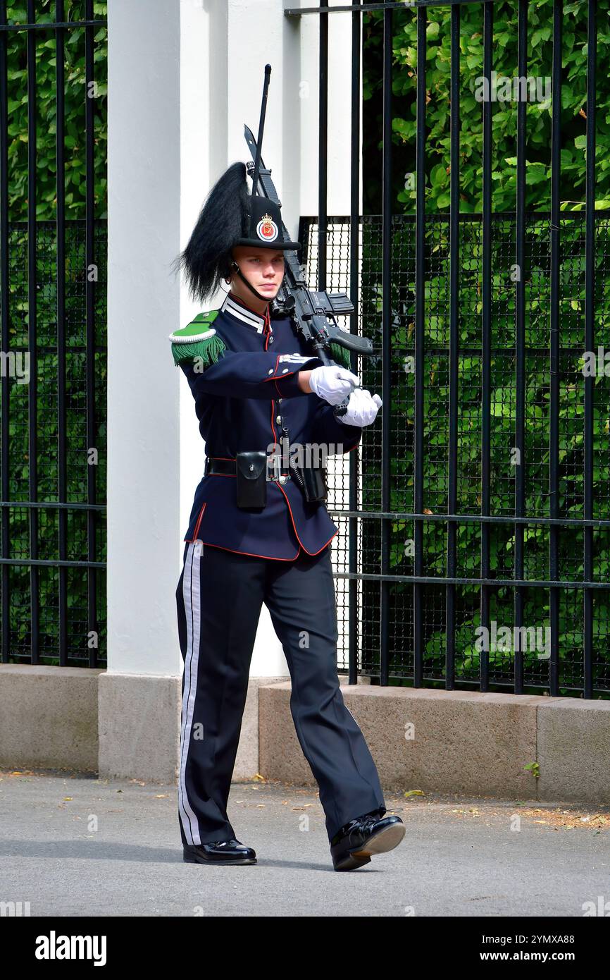 Europe norway royal palace guard hi-res stock photography and images ...