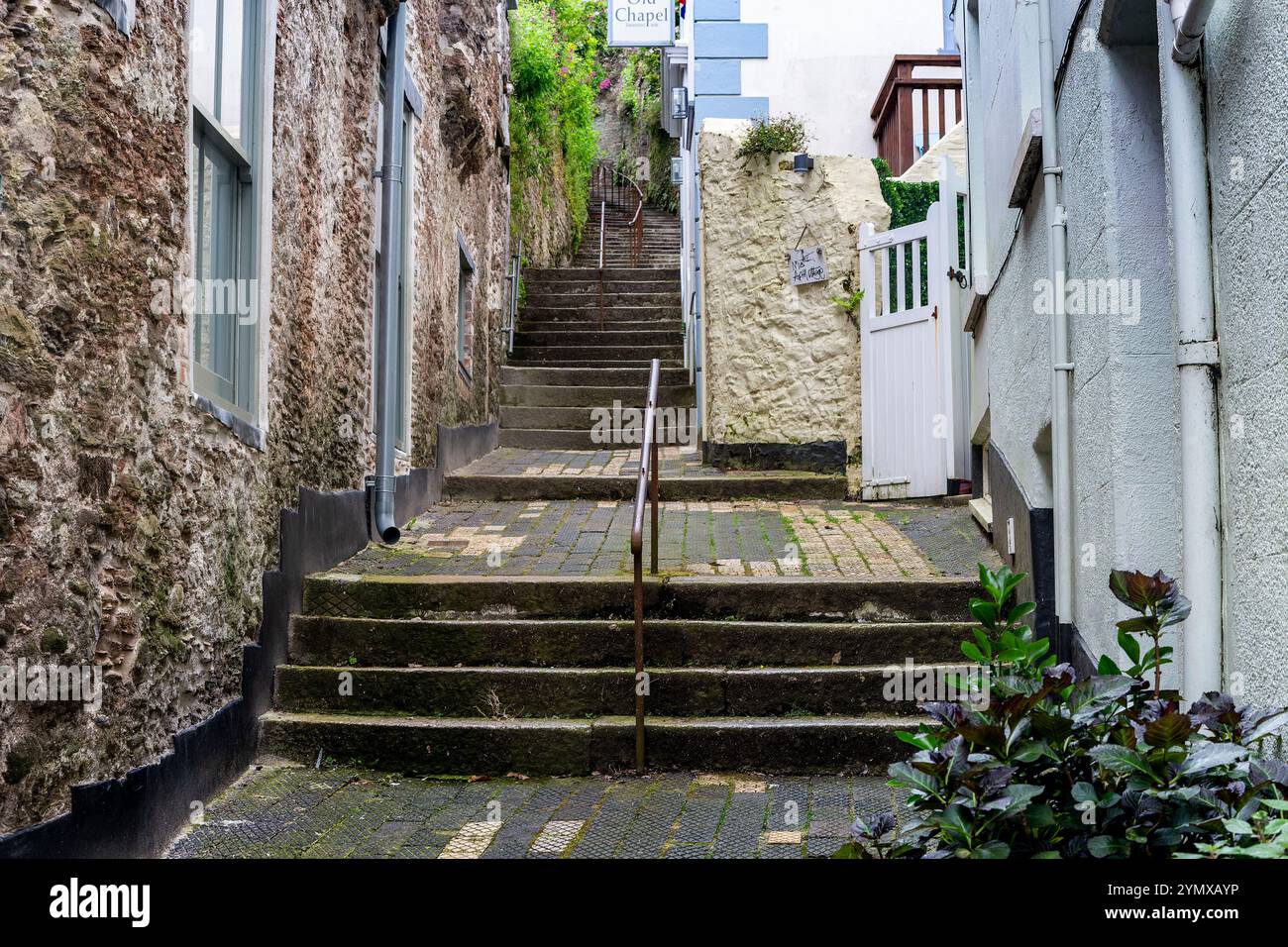 Character, Dartmouth Step View: Steps Connecting Above Town with Higher ...