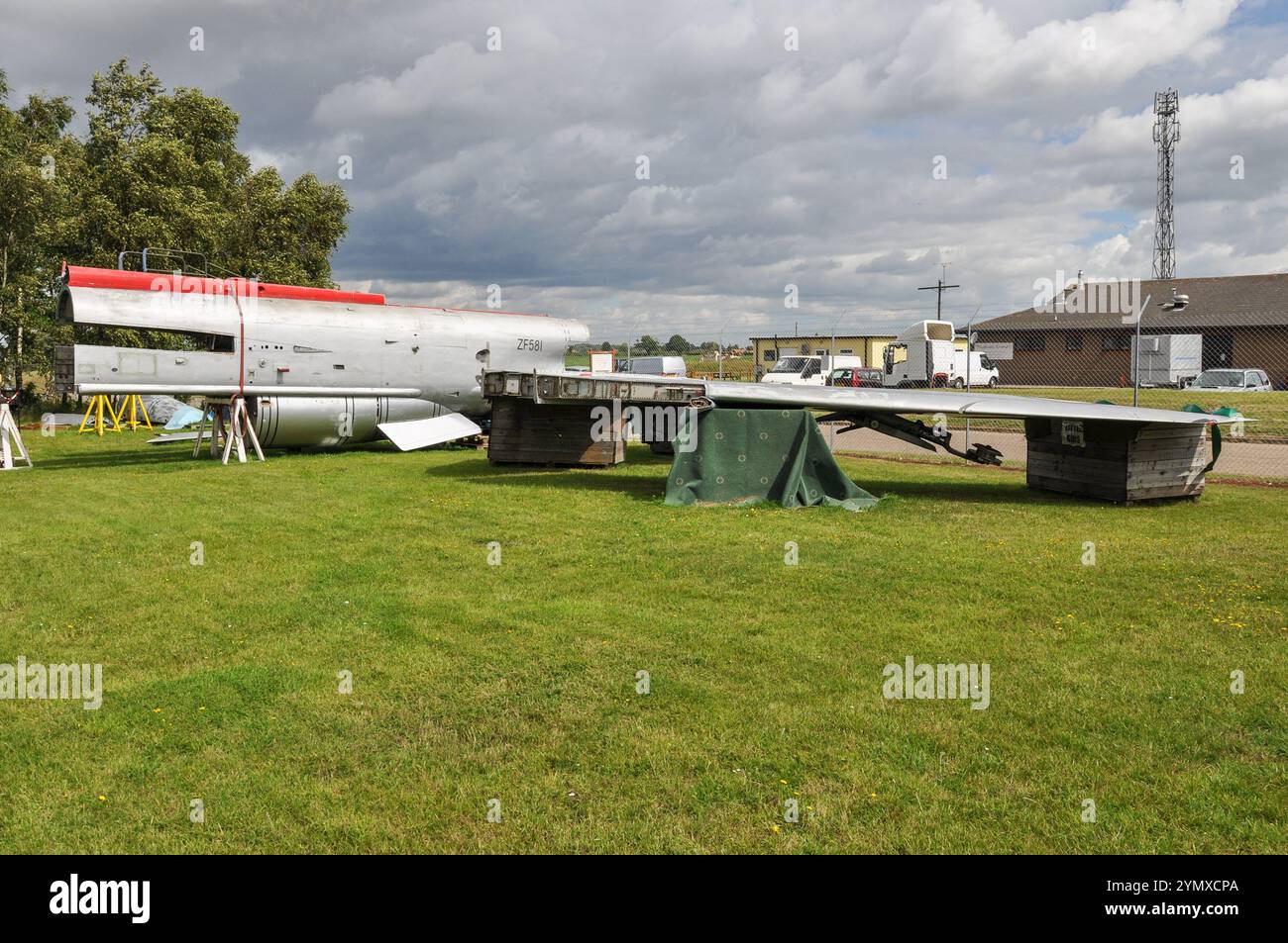 English Electric Lightning F53 ZF581 on display at the Bentwaters Cold ...