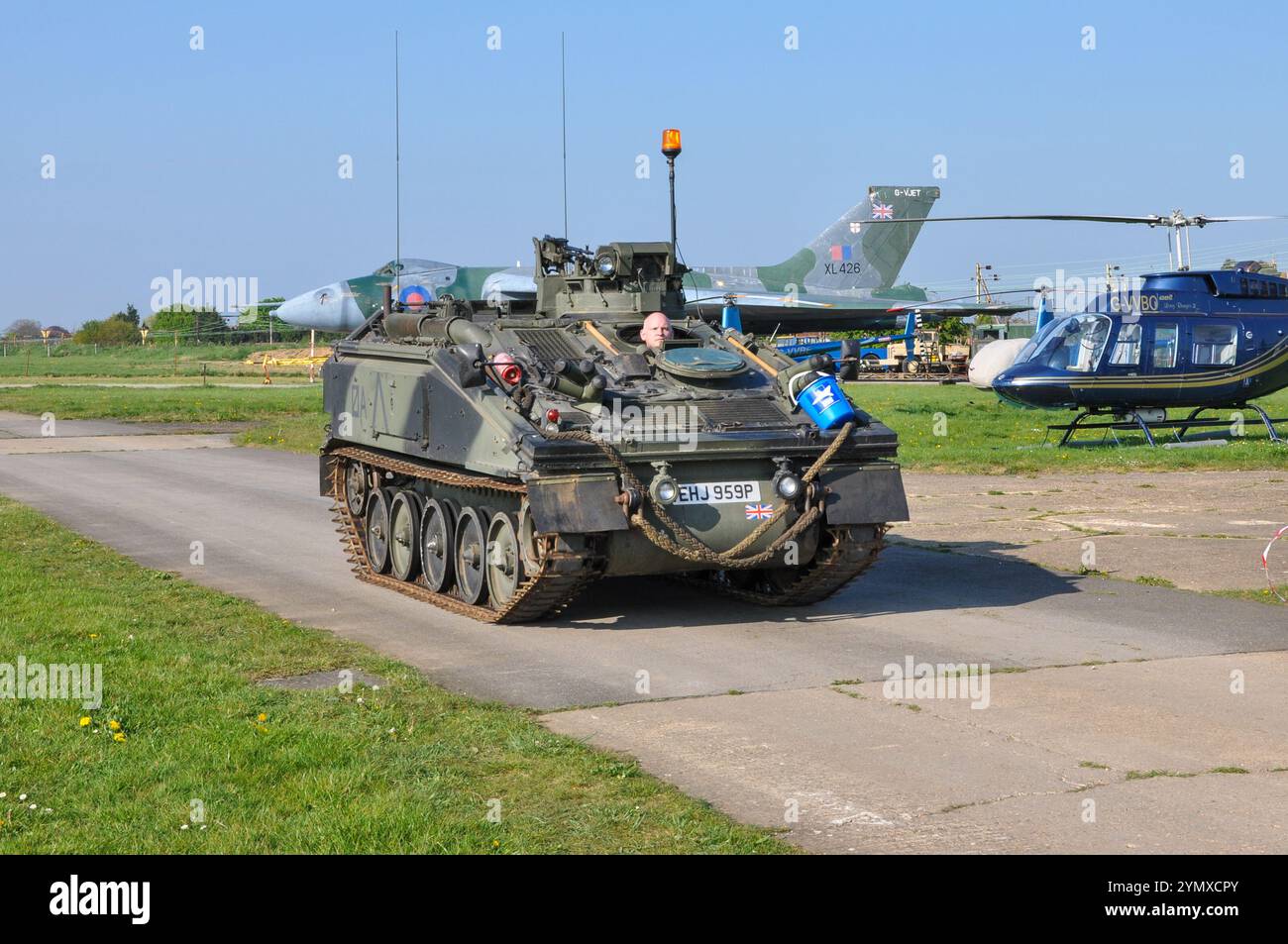 Vintage, historic preserved military history on display. Former Royal ...