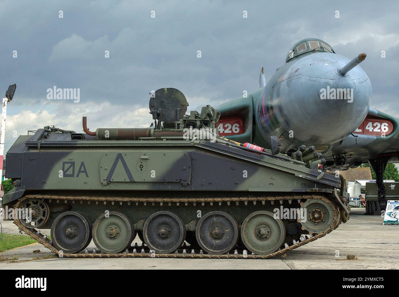 Vintage, historic preserved military history on display. Former Royal ...