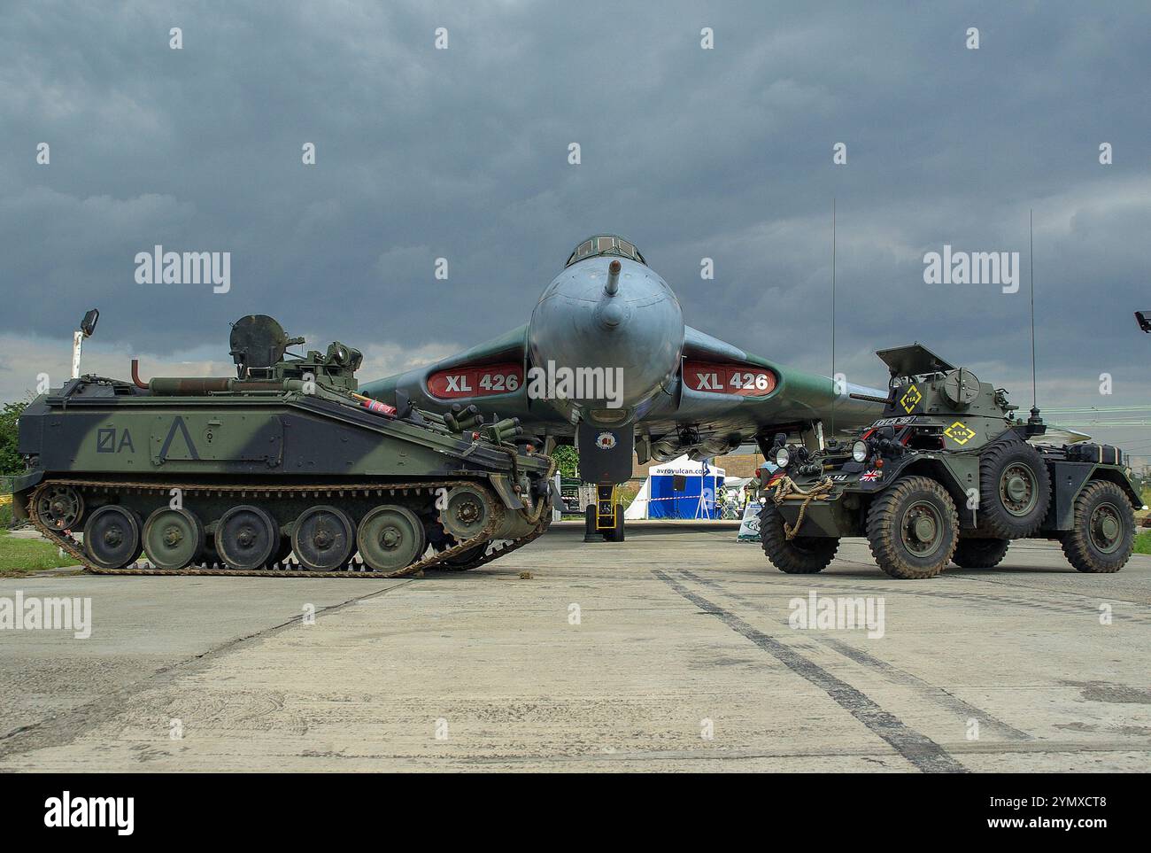 Vintage, historic preserved military history on display. Former Royal ...