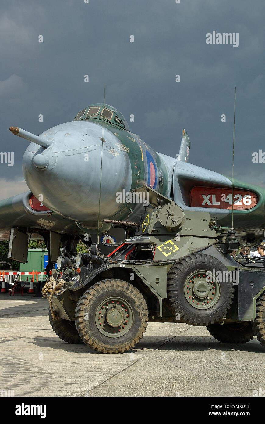 Vintage, historic preserved military history on display. Former Royal ...