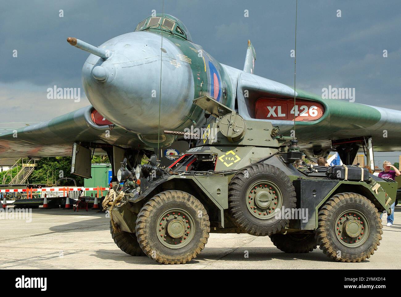 Vintage, historic preserved military history on display. Former Royal ...
