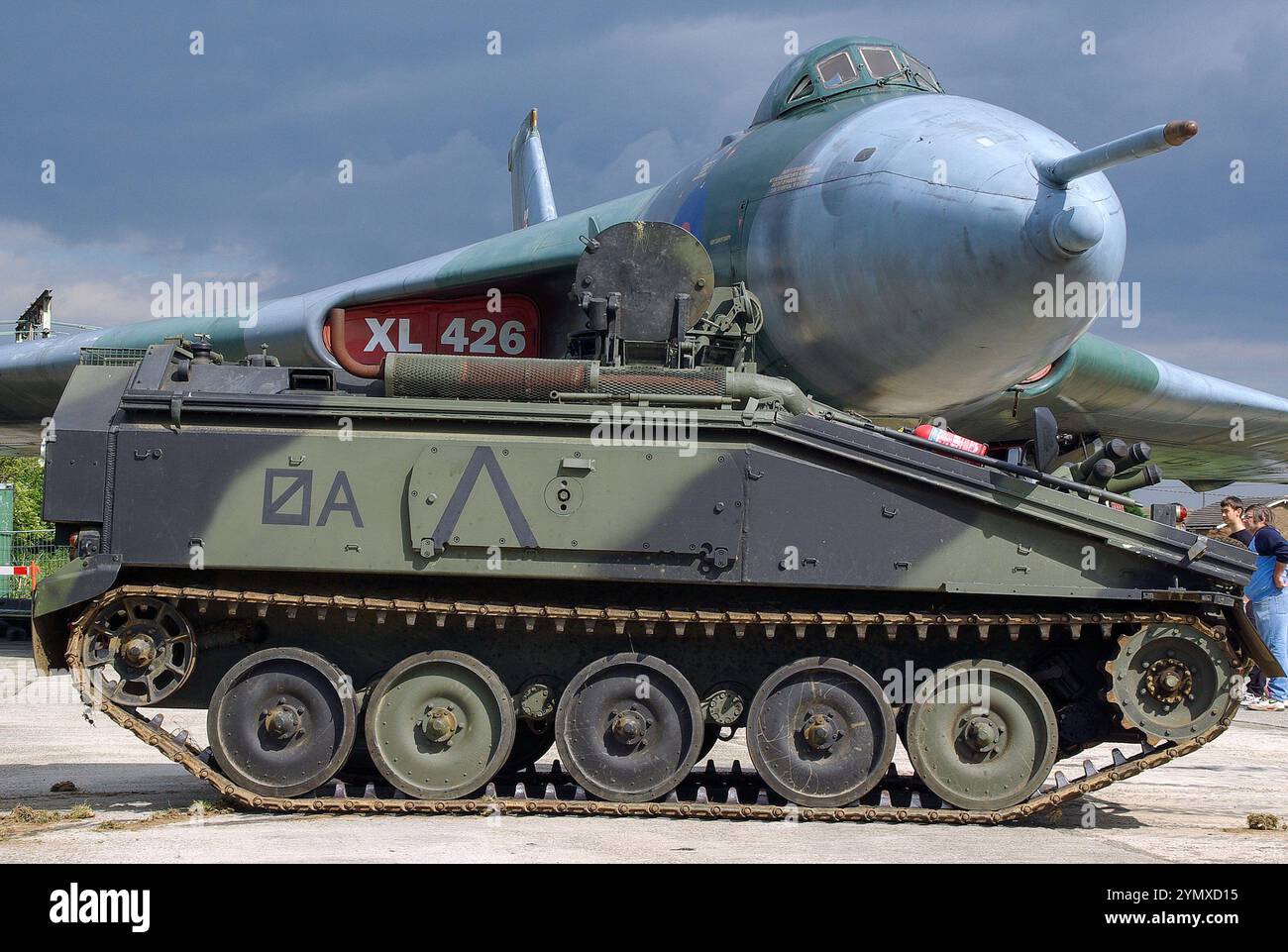 Vintage, historic preserved military history on display. Former Royal ...