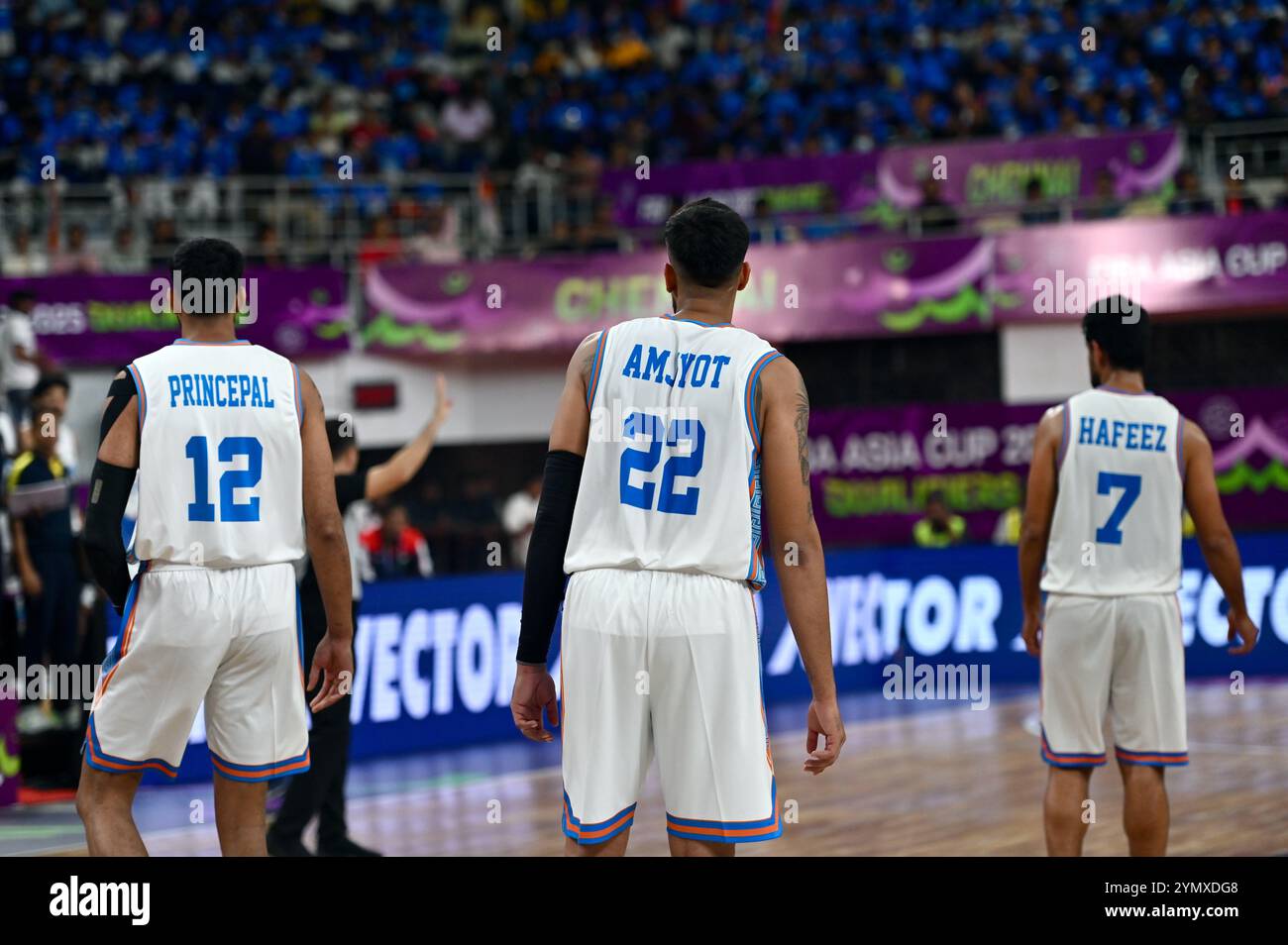 Chennai, India. 22nd Nov, 2024. Qatar beat India 69-53 in the FIBA Asia ...