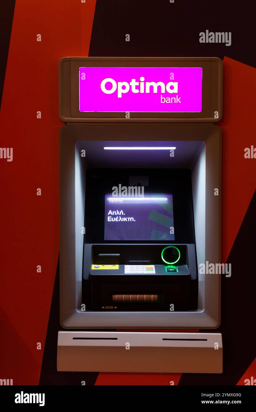 Eurobank greece atm hi-res stock photography and images - Alamy