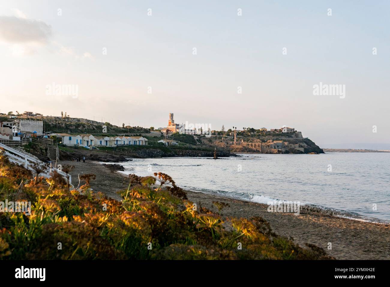 Views of luxury hotel, Castello Tafuriin, the small coastal town of ...