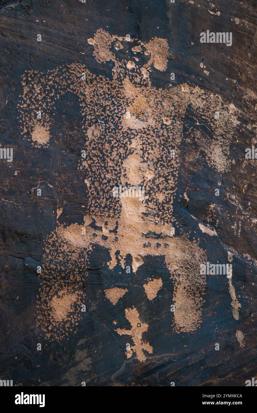 Petroglyphs at Rock Art Ranch in Winslow, Arizona, USA Stock Photo - Alamy