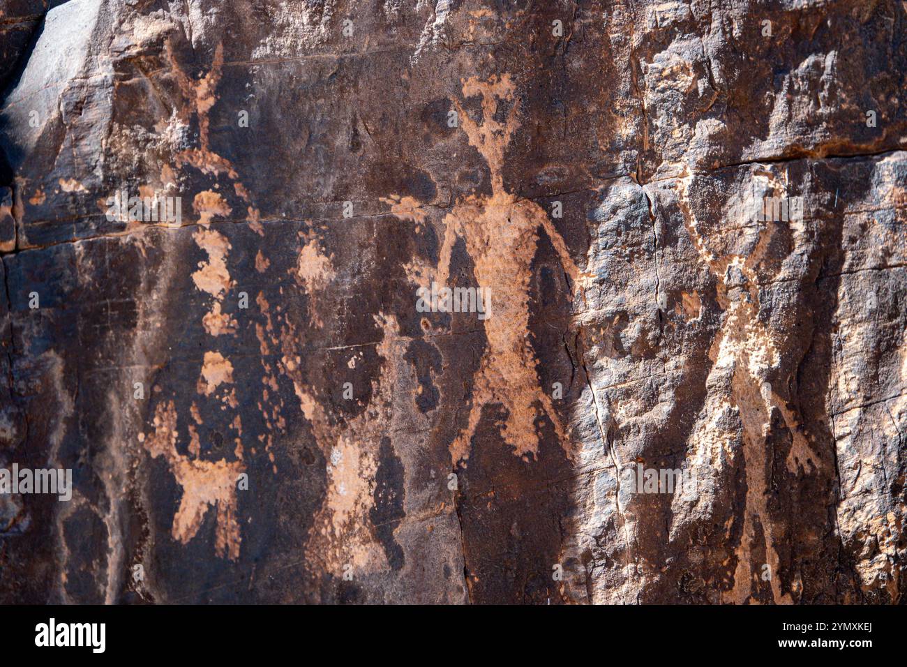 Petroglyphs at Rock Art Ranch in Winslow, Arizona, USA Stock Photo - Alamy