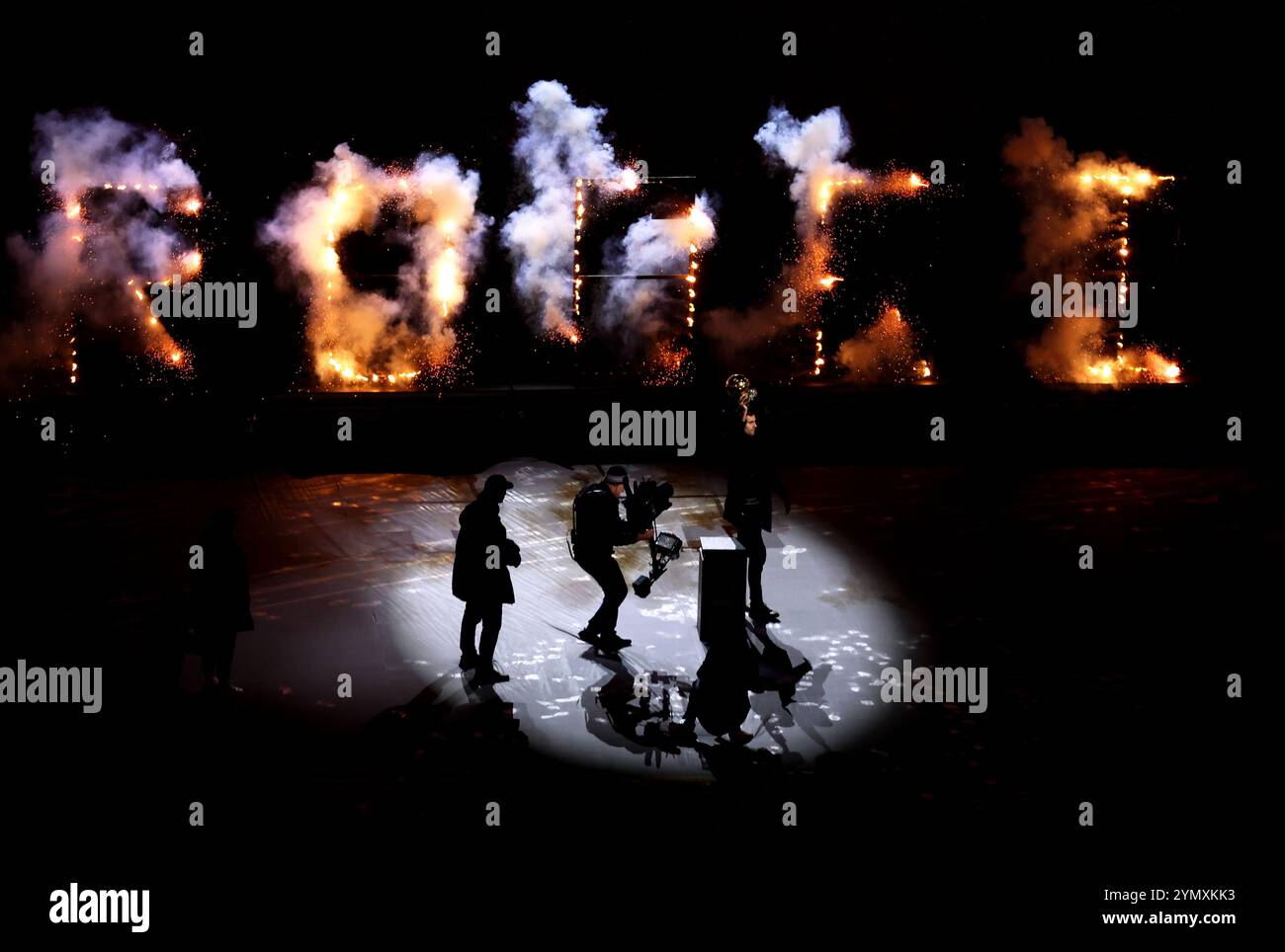 Manchester City's Rodri with his Ballon d'Or trophy ahead of the ...