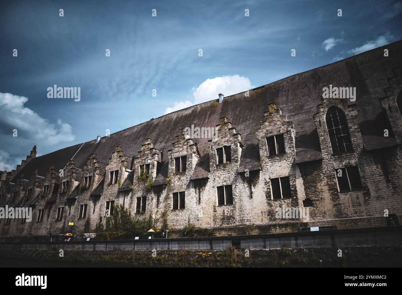 The Stone Facade of the Great Butchers' Hall (Groot Vleeshuis) - Ghent ...