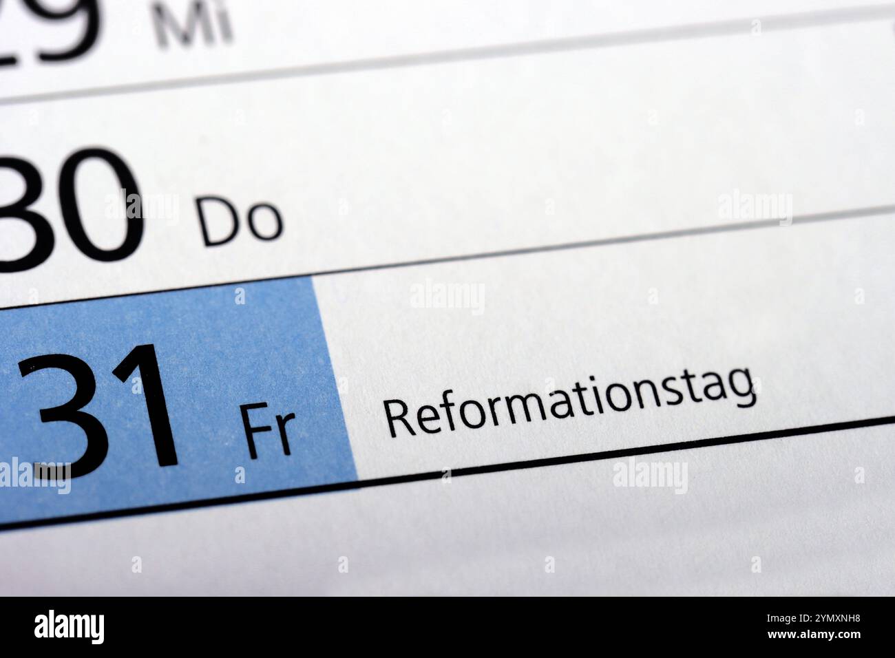 October 31 is reformation day hi-res stock photography and images - Alamy