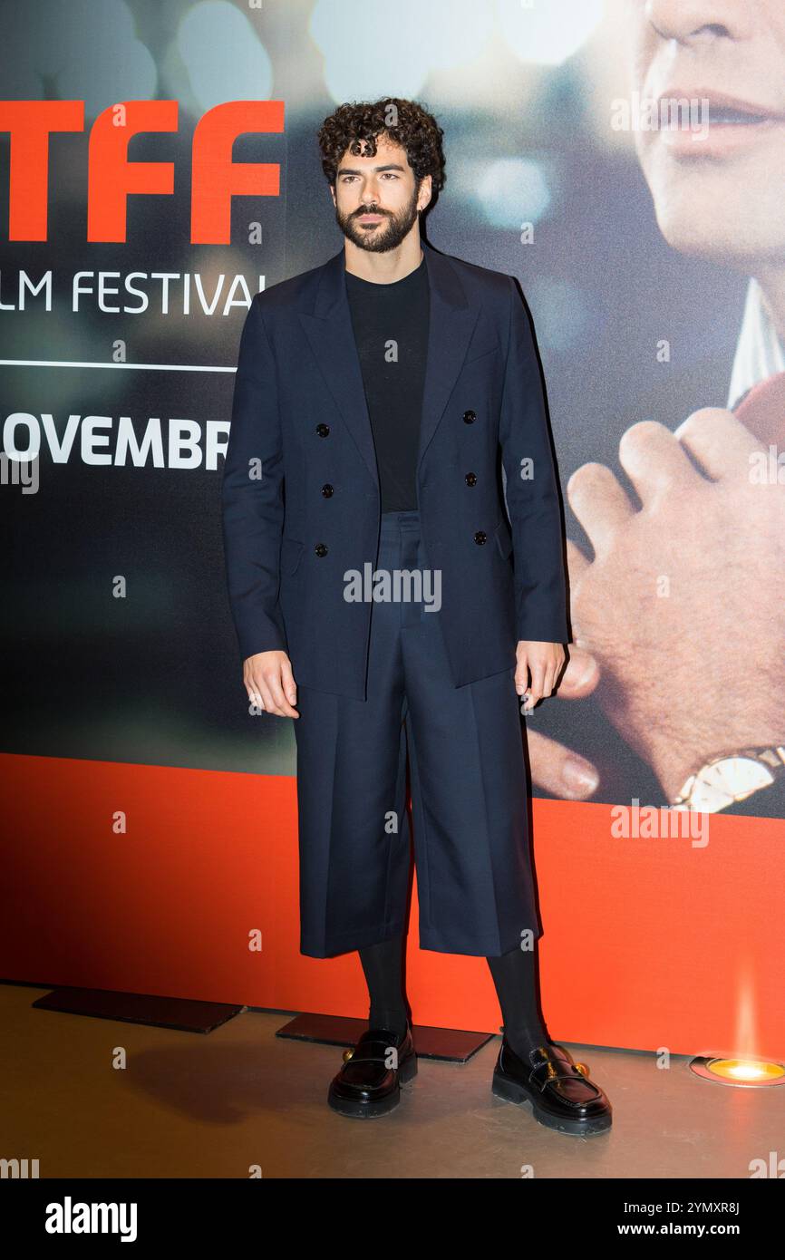 Turin, Italy. 23rd Nov, 2024. Italian actor Andrea Di Luigi photocall ...