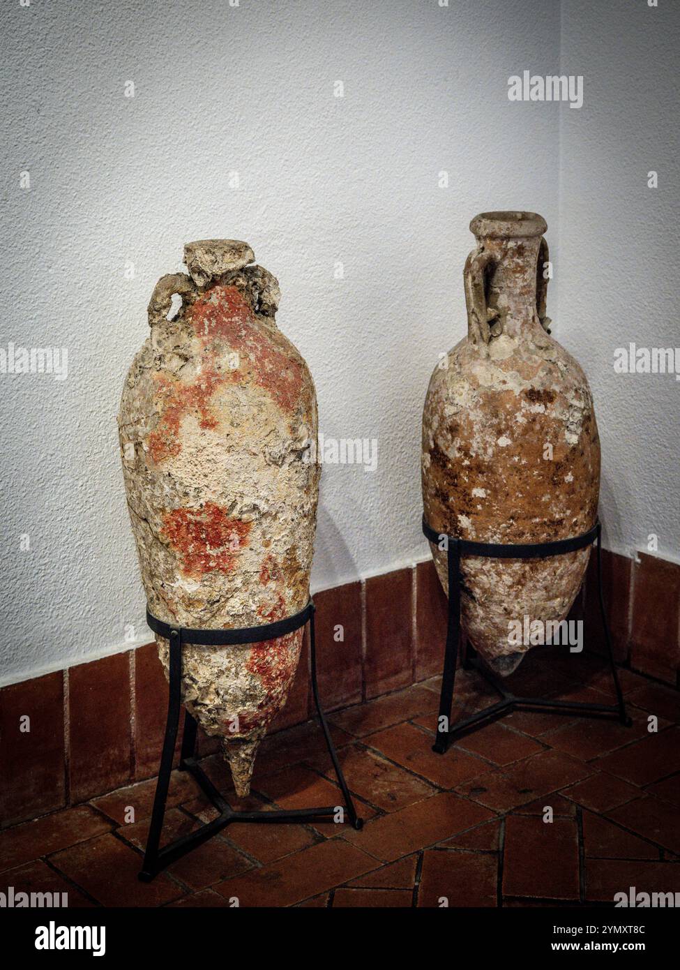 Roman amphorae made of baked clay, first and second century, Palma de ...