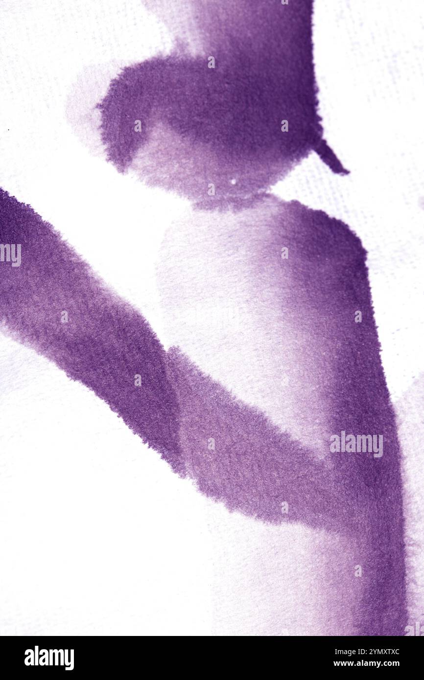 Monochrome Purple and White Ink Wash Gentle Gradiant Background with ...