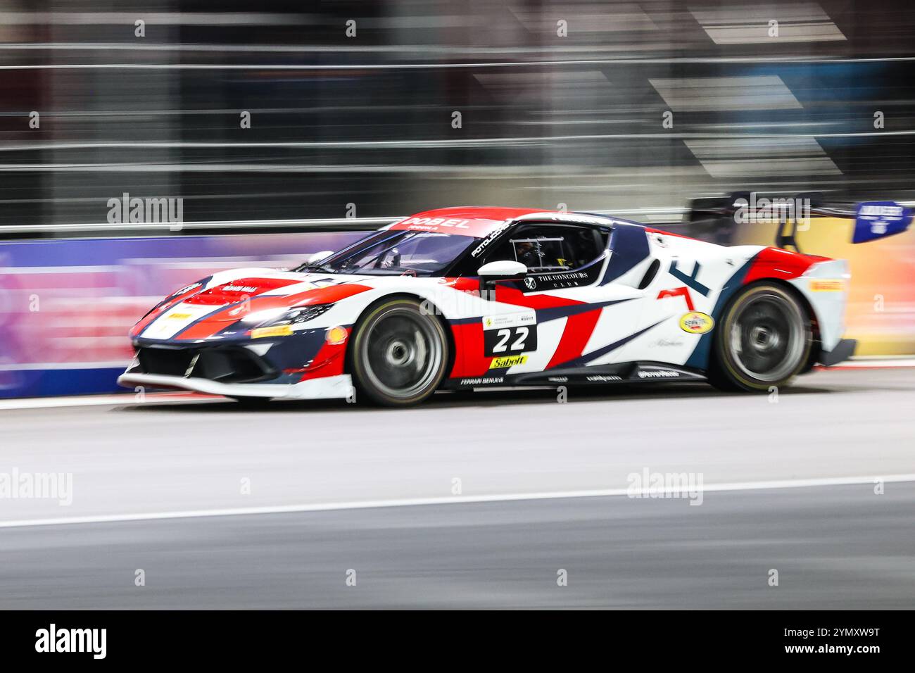 Las Vegas, NV, USA. 22nd Nov, 2024. Ferrari Challenge driver Enzo ...