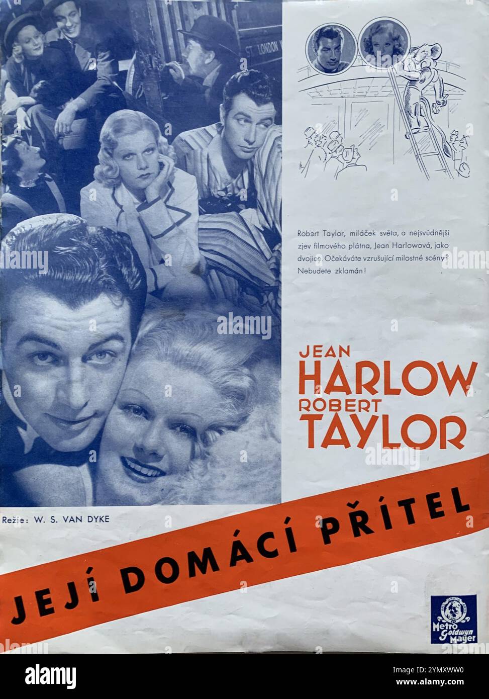 Czech Trade Ad for JEAN HARLOW and ROBERT TAYLOR in PERSONAL PROPERTY ...