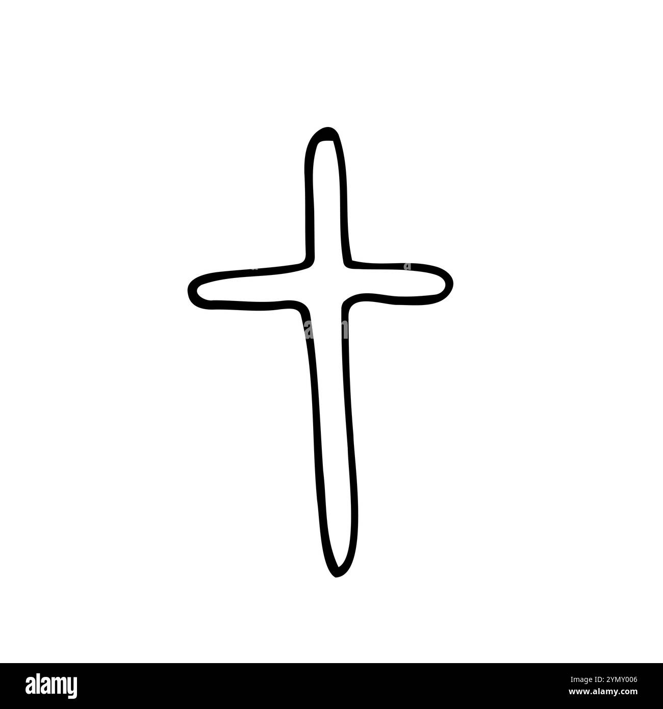 Graffiti religious cross christianity hi-res stock photography and ...