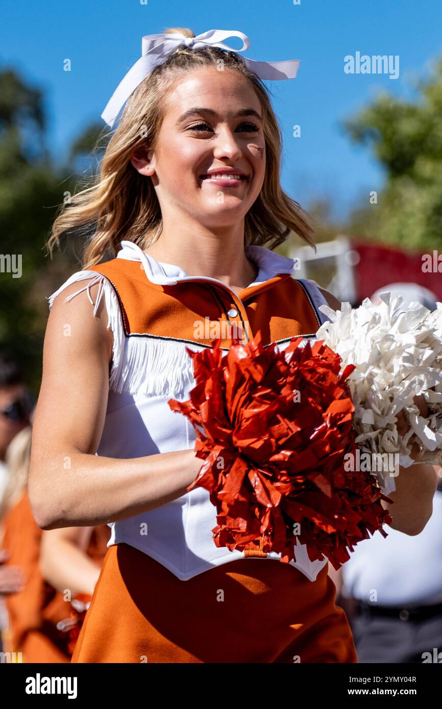 Nov 23, 2024.A cheerleader of the Texas Longhorns in action vs the Kentucky Wildcats at DKR ...