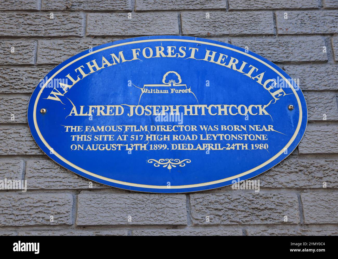 Waltham Forest Heritage blue plaque on Leytonstone High Road for the ...