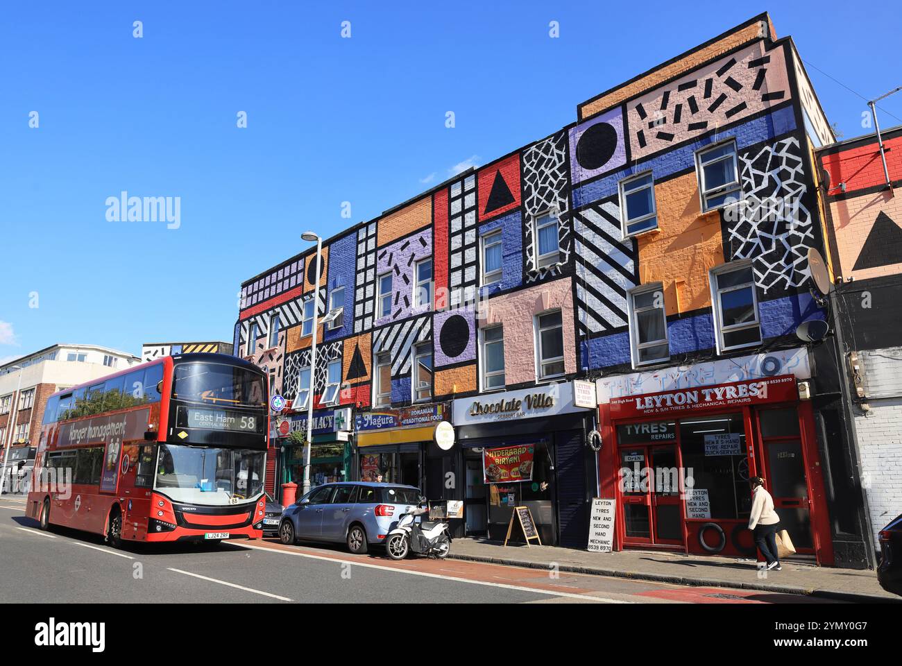 Block of shops called 'Walala Parade' transformed into riotous colour ...